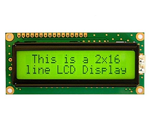 Olatus LCD 16X2 Yellow/Green Backlight Alphanumeric Display For 8051,AVR,Arduino,Raspberry Pi,Pic,Arm