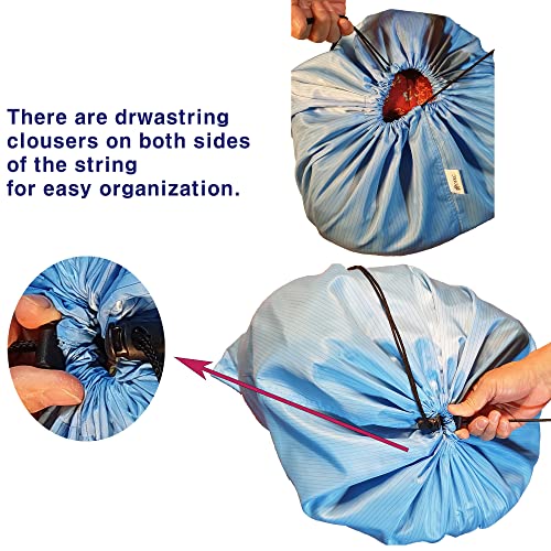 DT&G 2 Packs High Density-Conductive Large Laundry bags / Made of polyester, Drawstring closure, Anti-static / 28βx40β Size / Tear resistance and tight Stitching Dirty Clothes Storage Bags