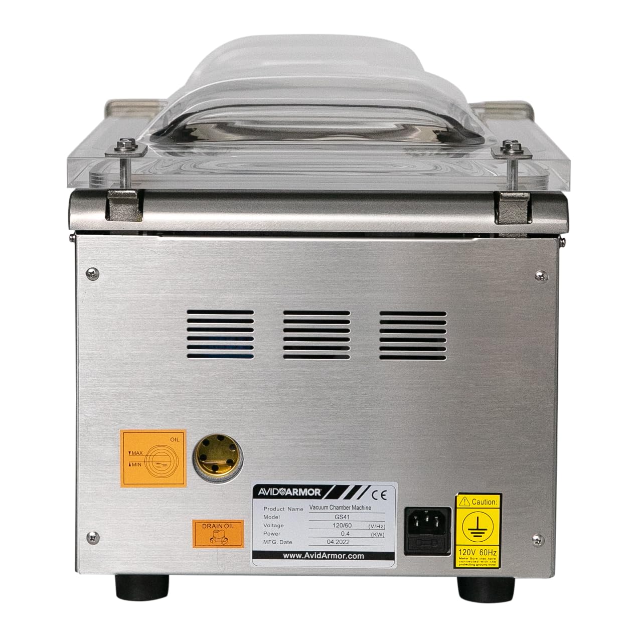 Avid Armor Chamber Vacuum Sealer GS41 with Pump Oil