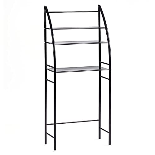 Dulce Domi 3-Shelf Bathroom Organizer Over The Toilet Storage, Bathroom Shelves Over Toilet, 27” L x 10” W x 66”H