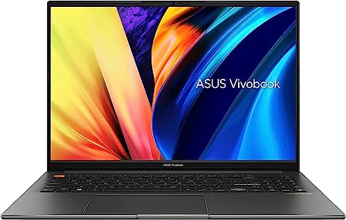 ASUS Vivobook 15.6" 3K (2880x1620) Laptop 2023 | Intel i7-12700H 14-Core | Iris Xe Graphics | Backlit Keyboard | Fingerprint | Thunderbolt 4 | HDMI 2.1 | WiFi 6E | 16GB DDR4 512GB SSD | Win11 Home