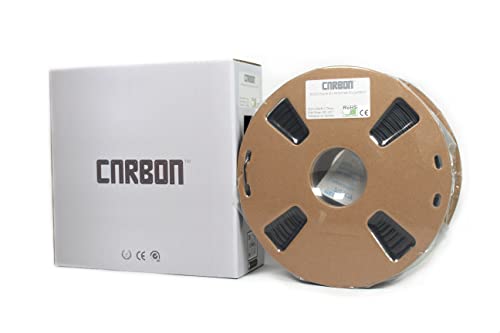 ECO - Certified Food Grade PLA+ 3D Printer Filament - Carbon Brand - Lab Tested, 1.75mm, 1kg, Accuracy: +/- 0.02 (Black)