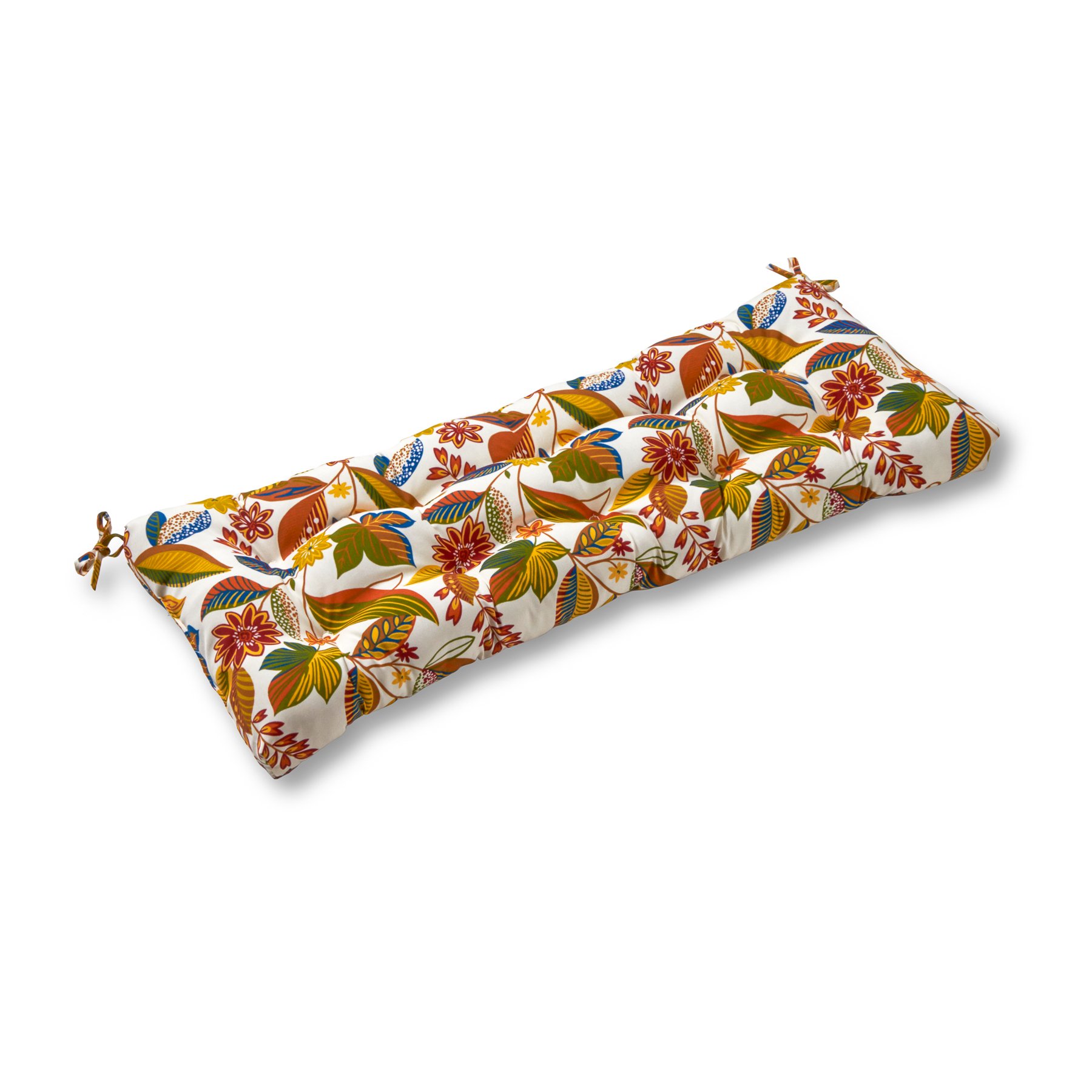 Greendale Home Fashions 44-inch Outdoor Swing/Bench Cushion, Set of 1, Foliage