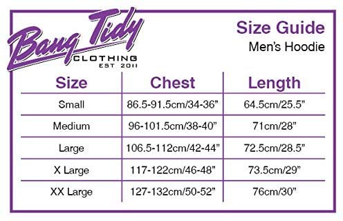 Bang Tidy Clothing Men's Life Is Going Downhill Fast Mountain Biking MTB Bike Hoodie Black L