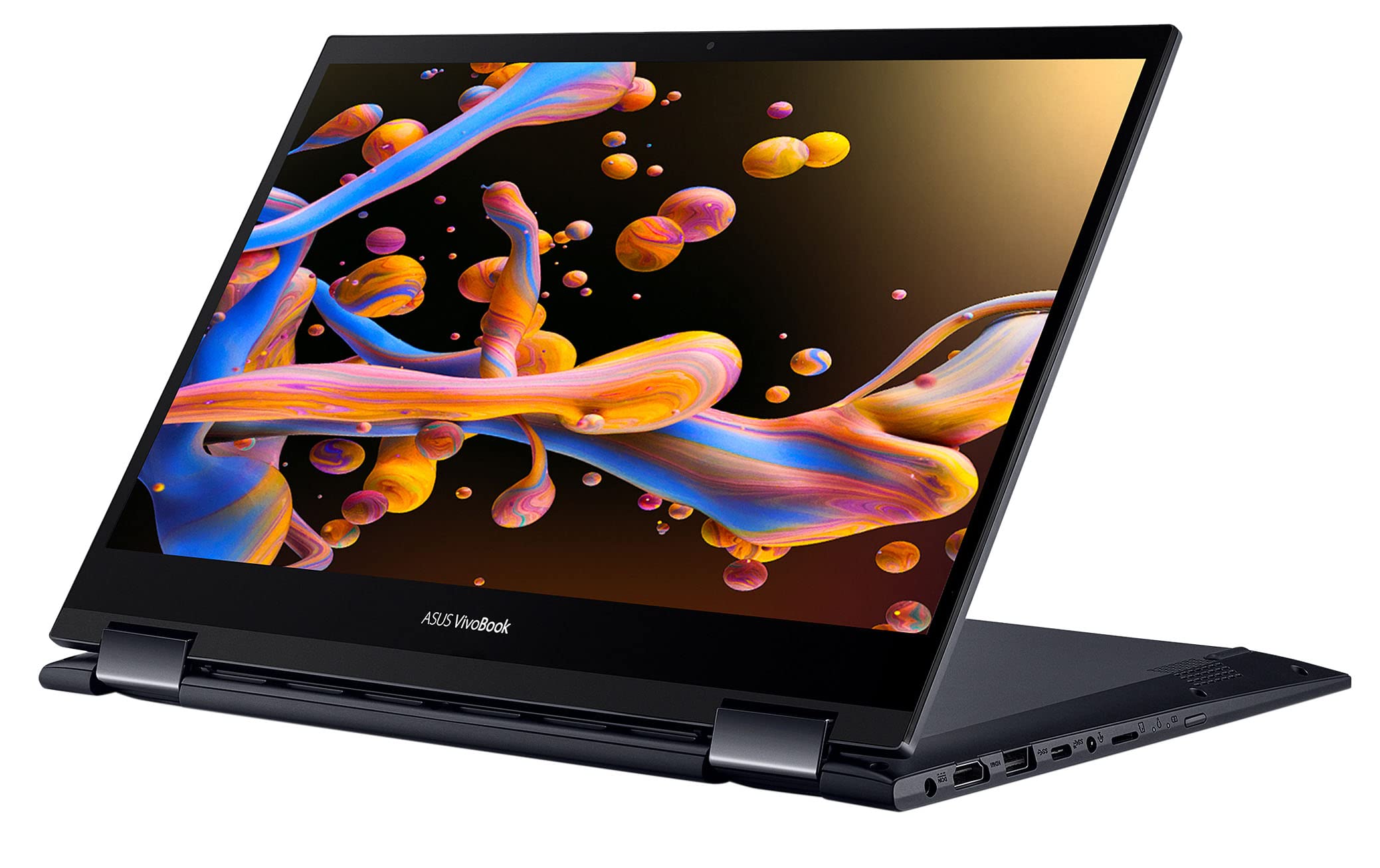 ASUS VivoBook Flip 14 Home & Business 2-in-1 Laptop (AMD Ryzen 5 5500U 6-Core, 8GB RAM, 1TB m.2 SATA SSD, AMD Radeon, 14.0" 60Hz Touch Win 10 Home) with MS 365 Personal, Hub