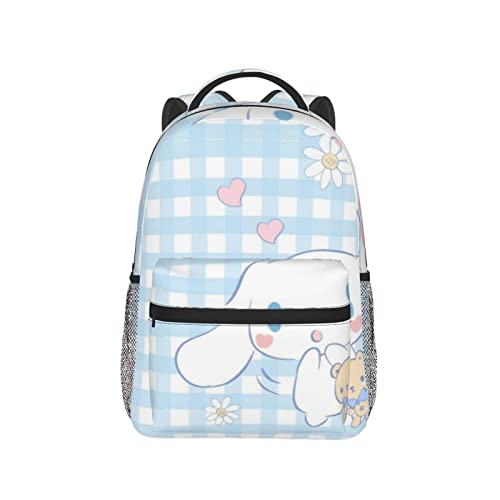 DIEZ Cinnamoroll Backpack Withe Side Pokect Large Suitable For Men Women hiking Camping Picnic Kawaii Gifts