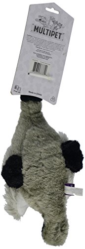 Multipet Canada Goose Migrator Bird Plush Dog Toy, Gray, 16" (37762), All Breed Sizes