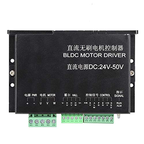 Brushless Stepper Motor Driver Board 3 Phase Stepping Motor DC24‑50V Controller Board Module Semi Enclosed Case Stepper Motor