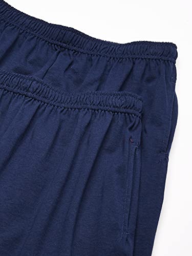 Hanes boys Jersey Short (Pack of 2) Tank Top, Navy, Medium US
