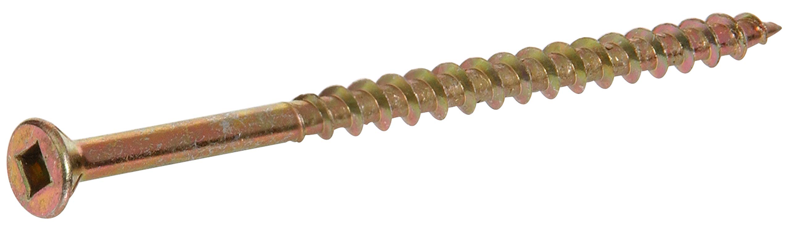 Hillman 48258 8 X 2-Inch Square Drive Multipurpose Wood Screw, 500-Pack,Zinc