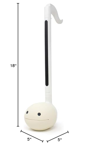 Otamatone "Deluxe [Japanese Edition] Electronic Musical Instrument Synthesizer from Japan by Cube/Maywa Denki, White