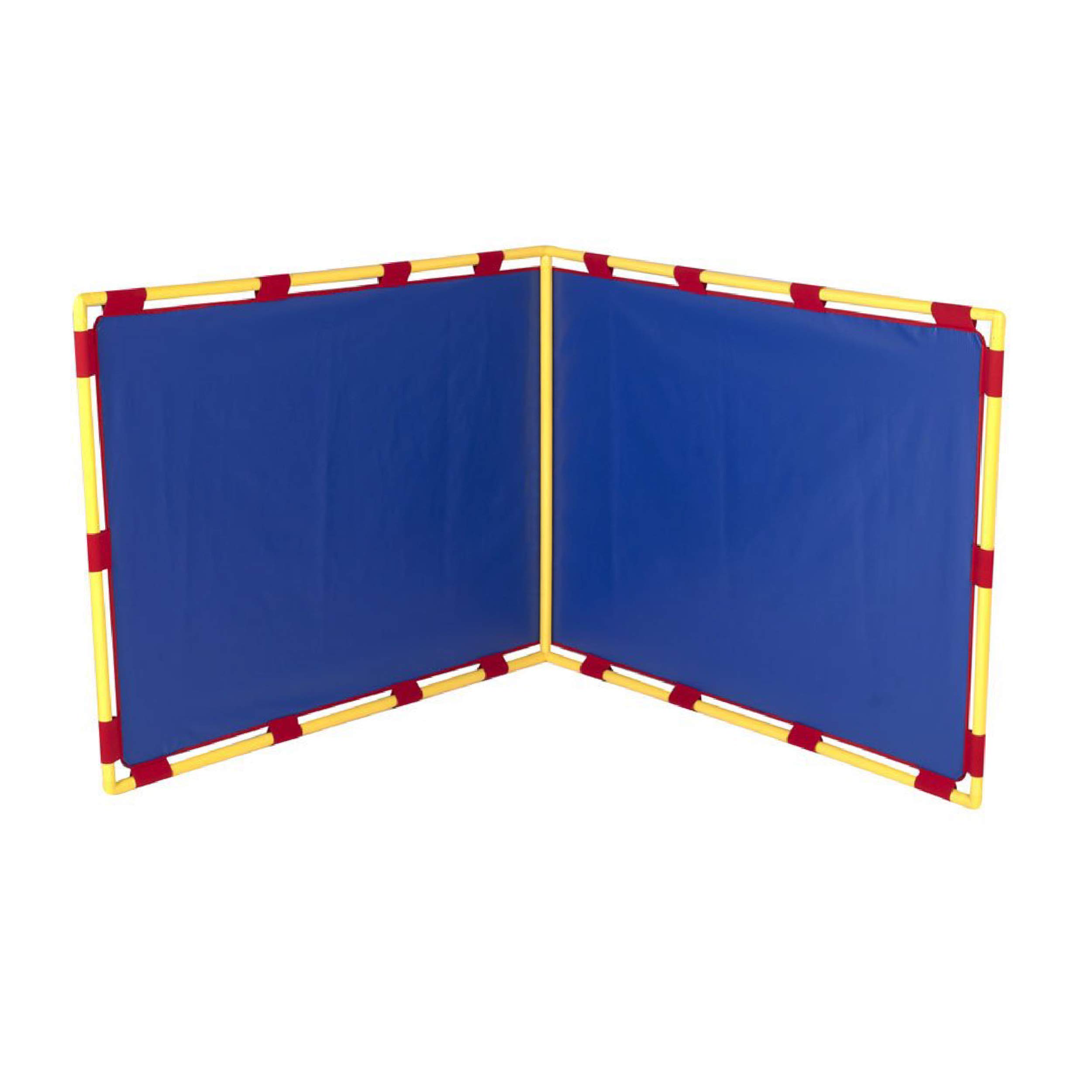 Children's Factory Big Screen Right Angle PlayPanel, Kids Room Divider, Classroom Privacy Screen, Blue