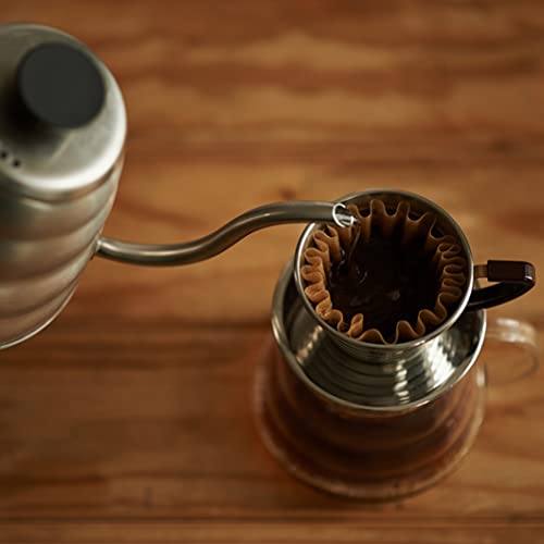 DEFUTAY 1-4 Cup Coffee Filters,Cup Basket Coffee Filters,Natural Brown Unbleached