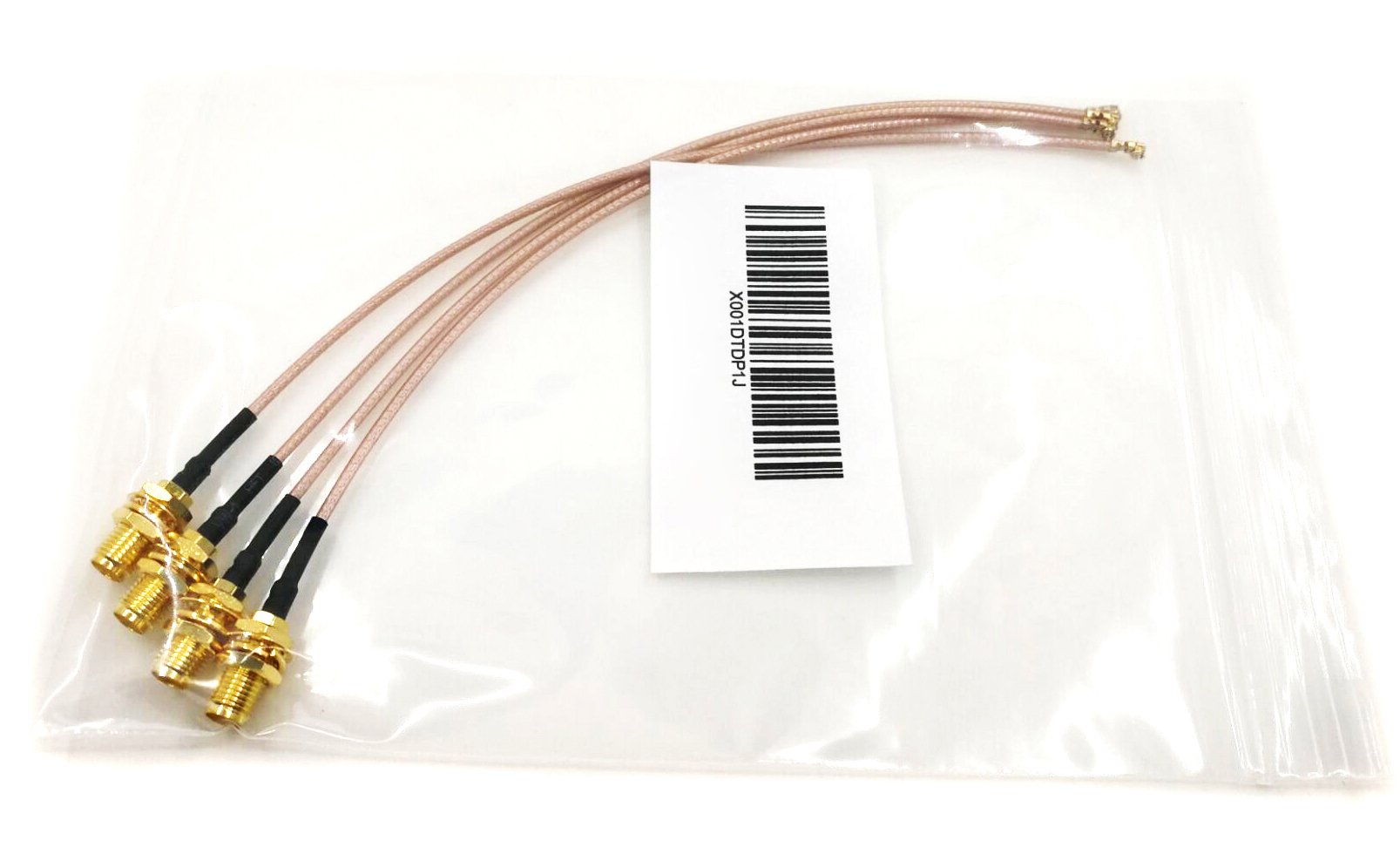 Pack of 4 RF U.FL(IPEX/IPX) Mini PCI to SMA Female Pigtail Antenna Wi-Fi Coaxial RG-178 Low Loss Cable (7 inches (17.8 cm)))