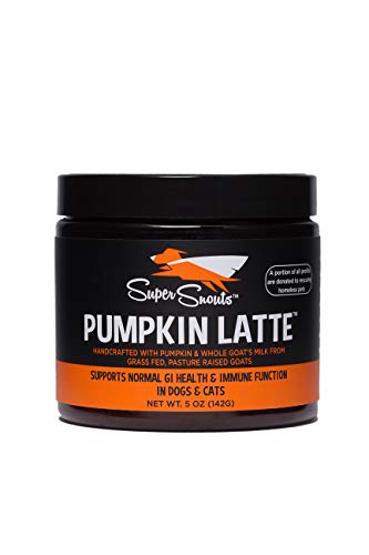 Diggin's Your Dog Super Snouts Pumpkin Latte Digestive Supplement for Dogs and Cats, 5 Ounce - Antibiotic Free, Maintains Healthy Gut, Promotes Stool Consistency