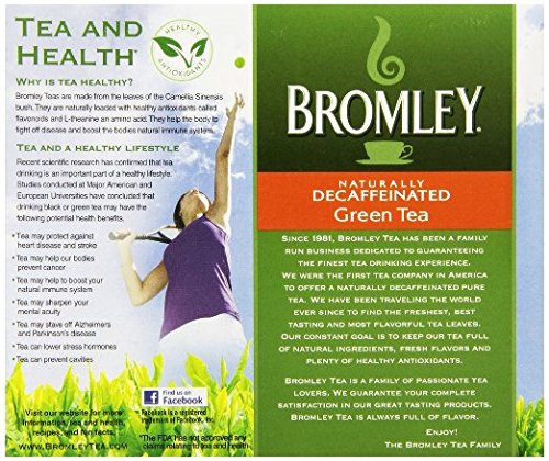 Bromley Naturally Decaffeinated Green Tea 48 ct