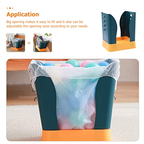 CUBTOL Bag Storage Bin, Trash Holder Hook Cupboard Bedroom with Bathroom Bag Sink Office Blue Door Rack Under Kitchen Removable Gare Yellow - Hanging Compost for Garage Bin Plastic