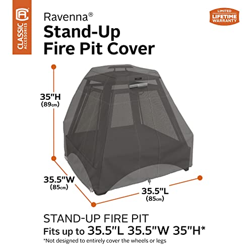 Classic Accessories Ravenna Standup Fire Pit Cover