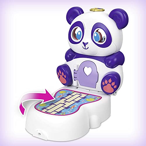 Polly Pocket GTM58β Flip & Find Panda Compact, Flip Feature Creates Dual Play Surfaces, Micro Doll, Panda Figure & Surprise Reveals, Great Gift for Ages 4 Years Old & Up, 10.0 cm*5.0 cm*9.0 cm