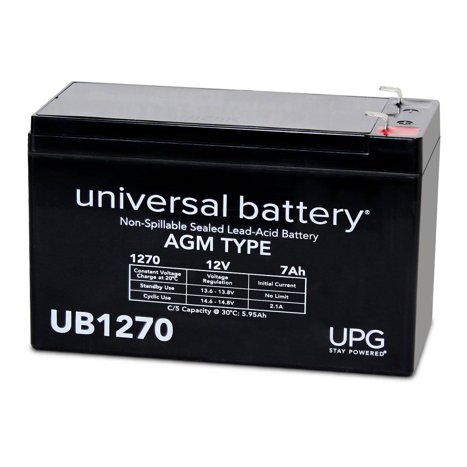 Universal Power Group UPG Security Alarm System Battery 12V 7.2AH SLA Security Certified-Electronics