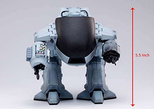 Hiya Toys Robocop: Battle Damaged ED-209 1:18 Scale Action Figure, Multicolor