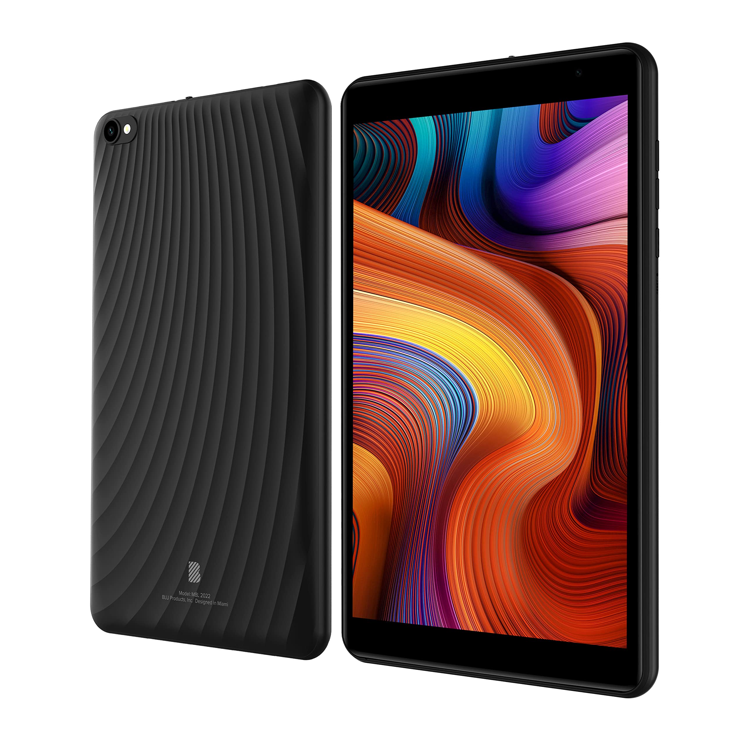 BLU M8L 2022 M0220WW 32GB GSM Unlocked Android Tablet - Black (Renewed)