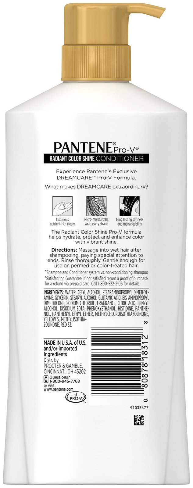 Pantene Pro-v Radiant Color Shine Conditioner, 23.7 Fl Oz