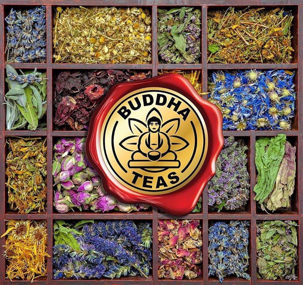 Buddha Teas - Organic Ashwagandha Root Tea - Herbal Tea - For Health & Wellbeing - With Antioxidants & Minerals - Clean Ingredients - Caffeine Free - OU Kosher & Non-GMO - 18 Tea Bags (Pack of 1)