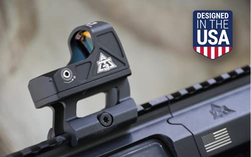 AT3 Tactical ARO Red Dot Sight - Pistol Mount, Low Mount, Optional Riser Mount - 3 MOA Compact Reflex Sight