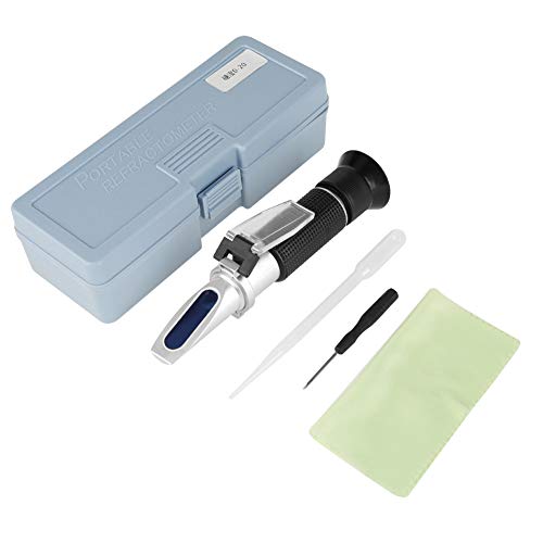 Brix Refractometer, 6.7inch Professional 0‑20% Accurate Brix Refractometer Honey Beer Fruit Juice Sugar Tester Meter