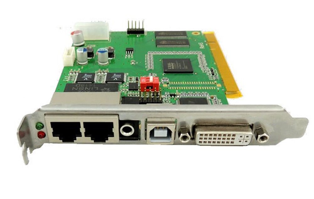 Quanmin TS802D Linsn Sending Card 2048x640 1600x800 1280x1024 Full Clolor LED Display Screen Sign Panel Synchronous Control System