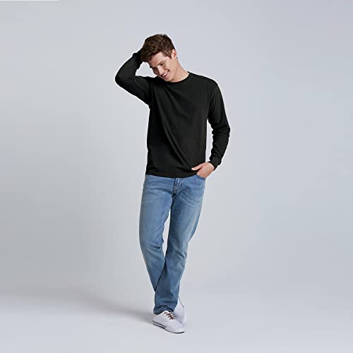 Comfort Colors Men's Adult Long Sleeve Tee, Style 6014, Grey, Large