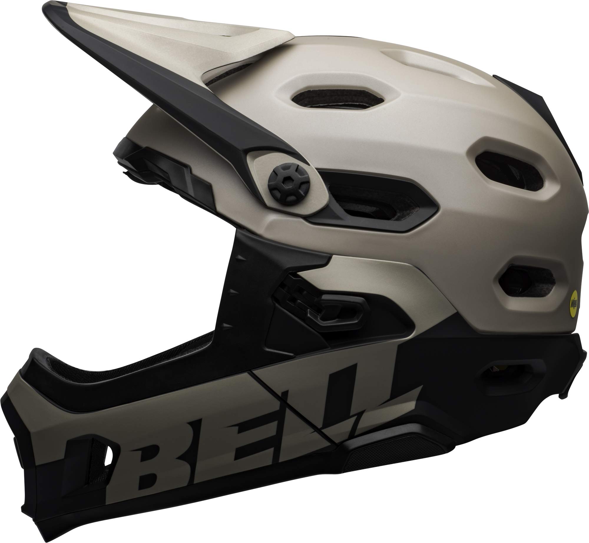 Bell Super DH MIPS Adult Mountain Bike Helmet - Matte/Gloss Sand/Black (2022), Large (58-62 cm)