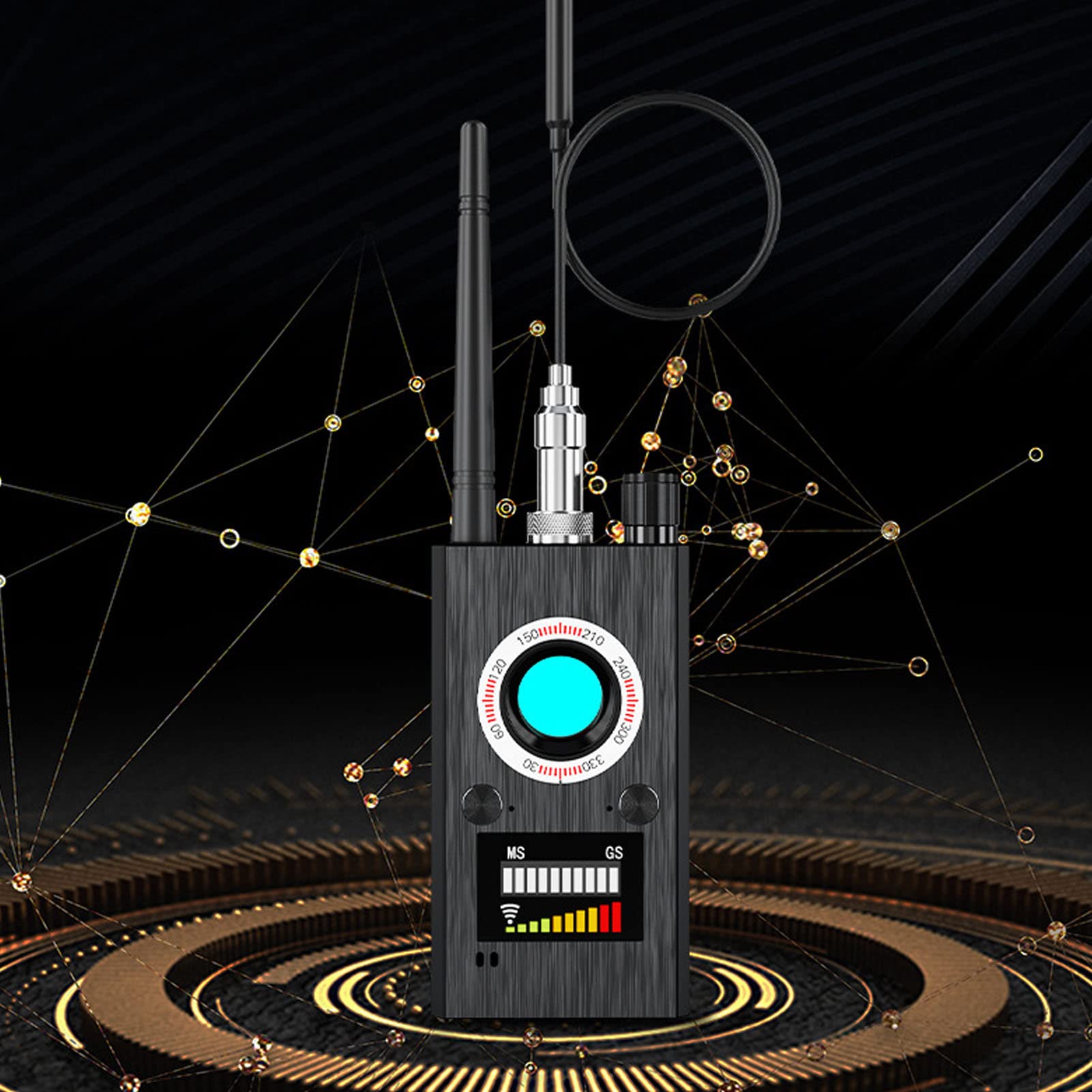 Bug Detector, No Omissions RF Signal Scanner Device Avoid Losses Accurate 1MHZ‑8000MHZ for GPS