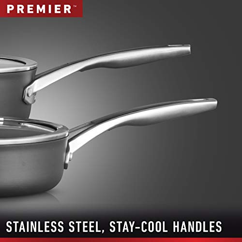 Calphalon Premier Hard-Anodized Nonstick Cookware, 12-Inch Fry Pan with Cover