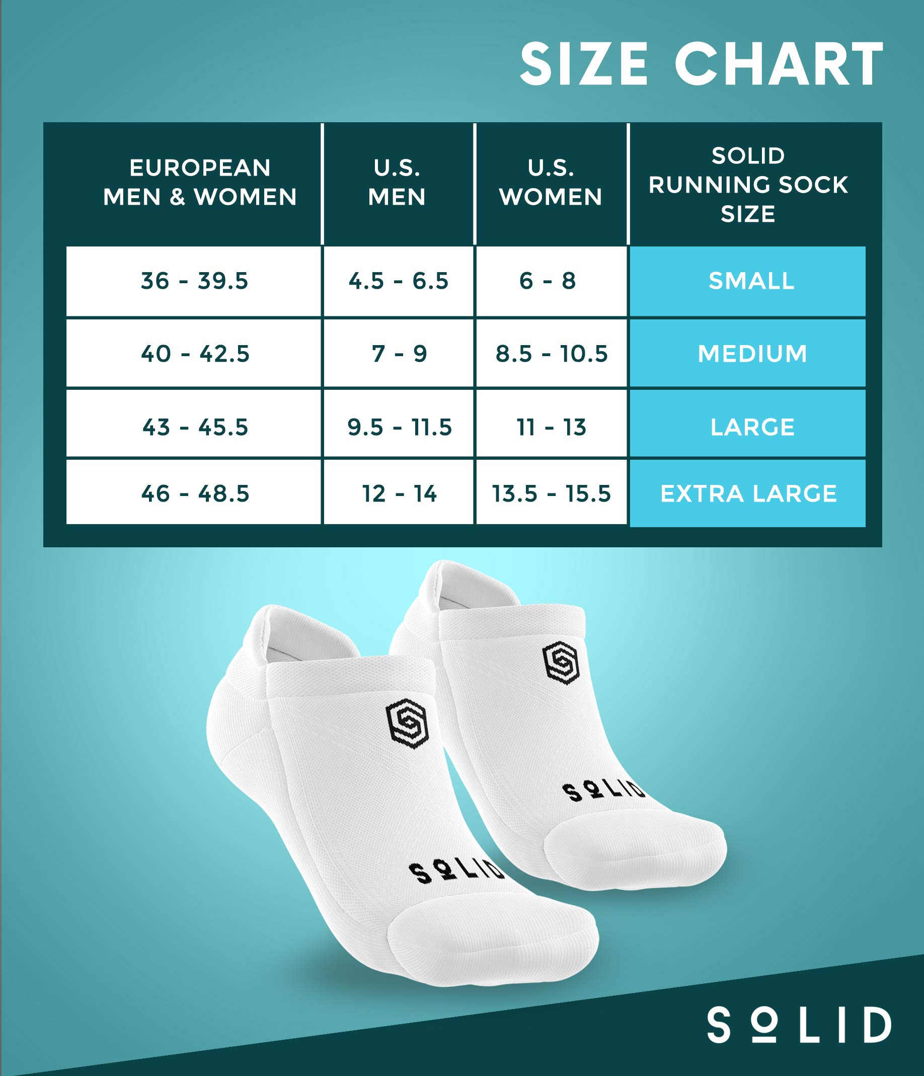 Athletic No Show Running Socks for Men and Women, Cushioned Performance, Lightweight Comfort Fit- Size Small (6 Pairs)