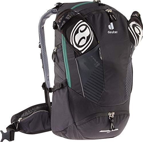 DEUTER Unisex – Adult's Trans Alpine 30 Bicycle Backpack, Black, 30 l