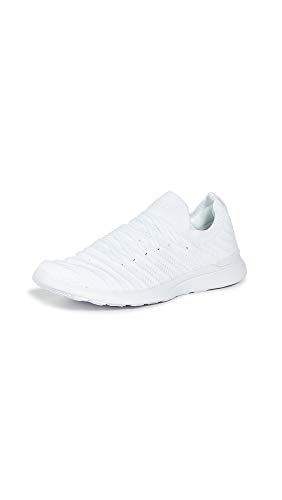 Athletic Propulsion Labs (APL) Women's Techloom Wave Sneaker, White/White, 7.5