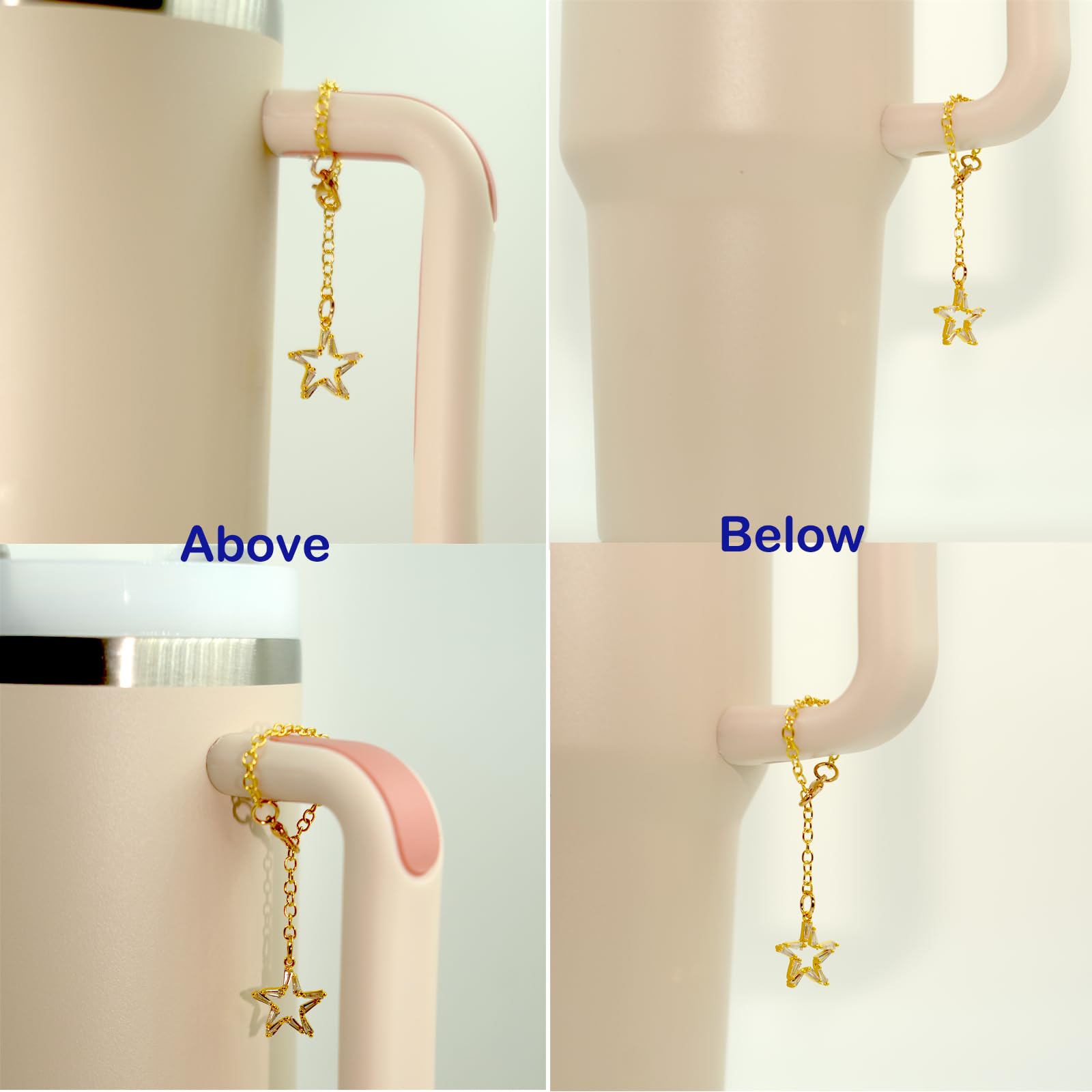 AYHIT Water Bottle Charms Handle Charm for Stanley cup Accessories for Simple Modern Tumbler with Handle