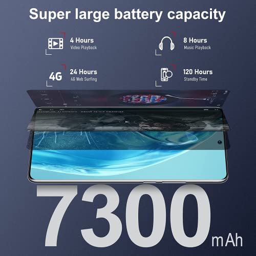 Echoamo 5G Unlocked Cell Phones,4G+128GB Dual Sim Smartphones, 6.8inches Waterdrop Screen C21 Unlocked Mobile Telefono, Android Unlocked Phone 24+48 MP | 5000mAh | Fingerprint Lock & Face ID (Green)