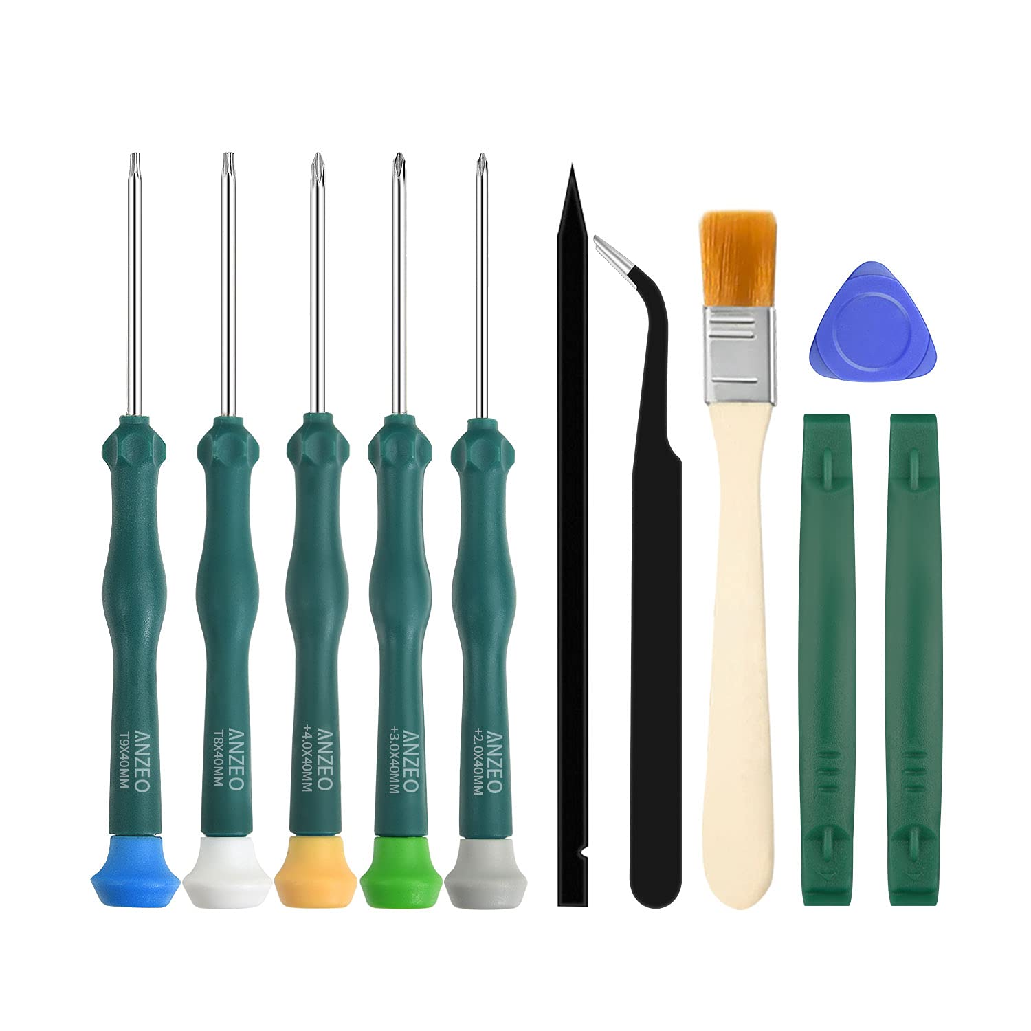 JAOYSTII Cleaning Repair Tool Kit for PS4 PS5, Screwdriver Set with TR9 Torx Security Screwdriver PH00 PH0 PH1 Phillips Screwdriver for Sony Playstation 4&5 Console and Controller Tear Down