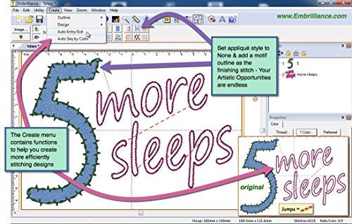 Embrilliance StitchArtist Level 1, Digitizing Embroidery Software for Mac & PC