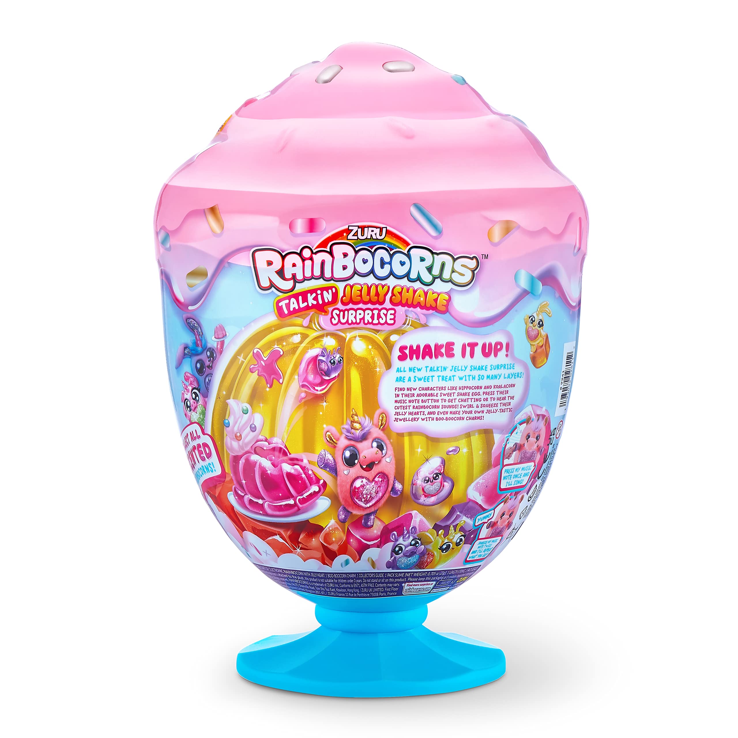 Rainbocorns Jelly Shake Surprise Series 2 Koala by ZURU Cuddle Plush Scented Stuffed Animal, Slime Mix, Talkback Feature and More, Ages 3+ (Koala)