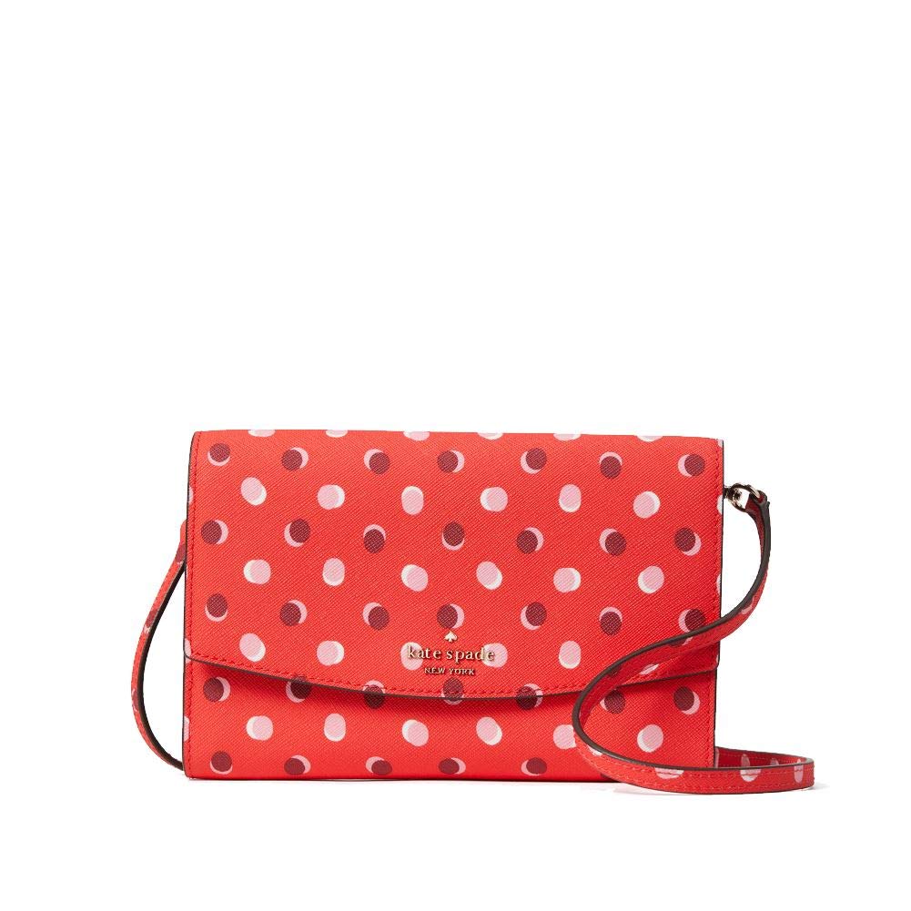 kate spade crossbody purse for women Laurel way winni (Digital red)