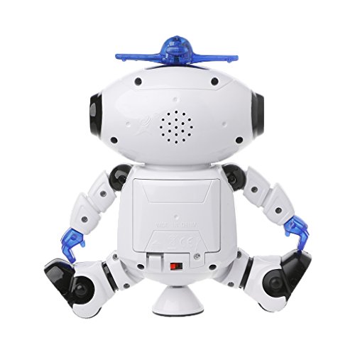 Fmingdou Electronic Walking Dancing Robot Toys with Music Lightening for Kids
