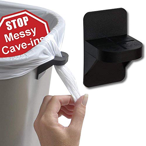 PlasticMill Trash Bags Cinch Black, 2 Pack, To Hold Garbage Bags In Place.May not be compatible with some Garbage Can drawers or compacters.