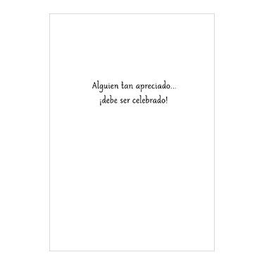 Hallmark Business Bulk 25 Pack Spanish Birthday Cards for Employees (Frosted & Festive), 5 x 7 Cards, Message Inside, Envelopes Included