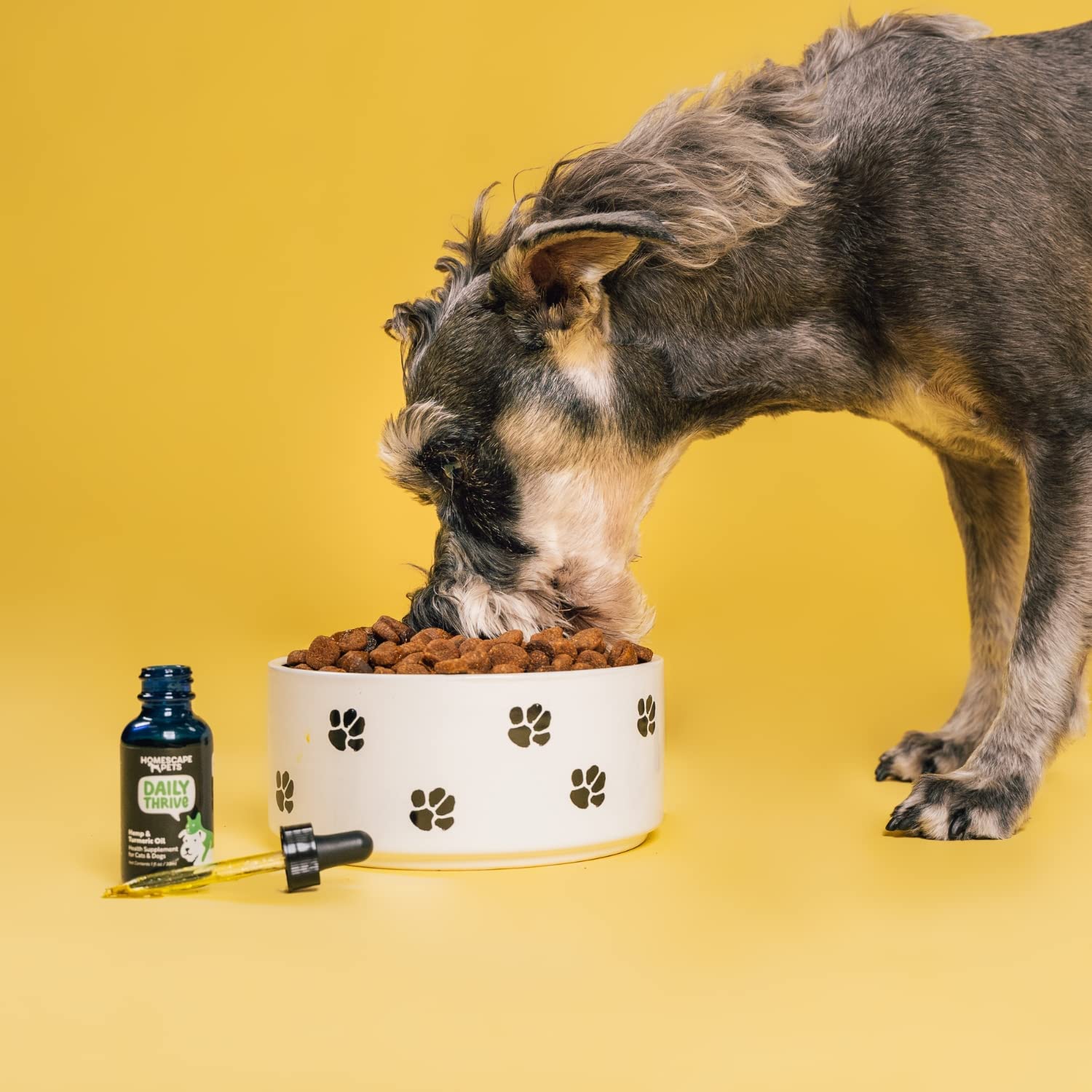 Homescape Pets Bundle Daily Thrive + RESTFUL PET: Improve Energy, Immune Health, and Aches + Help Reduce Anxiety and Stress - Supplements for Dogs and Cats
