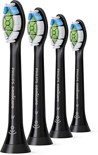 Philips Sonicare HX6064/33 DiamondClean Standard Size Black Toothbrush Heads (4 Pack)