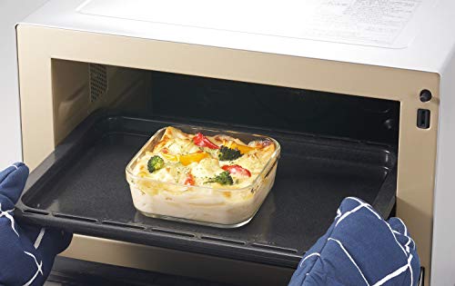iwaki PS-PRN-11G Pack & Range Heat-Resistant Glass Storage Container, Green, Set of 11